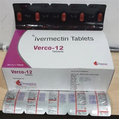Ivermectin 12 Mg Tab At ₹ 4185stripe Ivermectin Tablets In