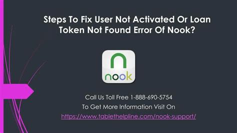 Ppt Steps To Fix User Not Activated Or Loan Token Not Found Error Of