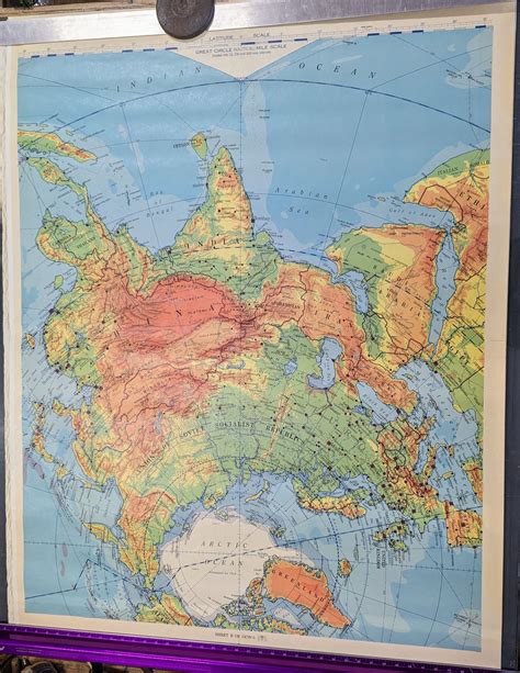 Vintage Aeronautical Chart Strait Of Dover 1954 — The Map Center