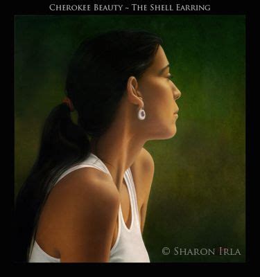 Cherokee Beauty The Shell Earring By Sharon Irla Kp Native American