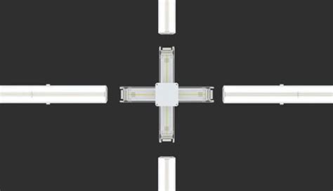 Node Connector For LED Linear Lighting Fixture AddLux LED Linear Lights Factory Exporter