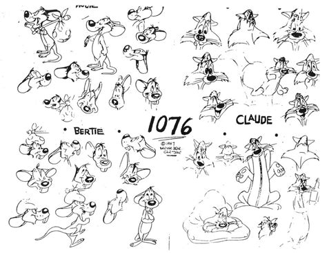 Hubie Bertie And Claude Cat Model Sheet By Guibor On Deviantart