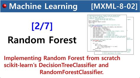 Mxml 8 02 Random Forest 27 Random Forest From Scratch