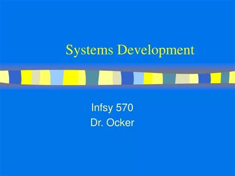 PPT Systems Development PowerPoint Presentation Free Download ID 9429369