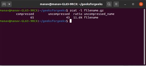 working with zcat zmore and zless command in linux geeksforgeeks
