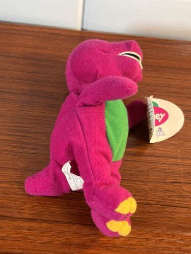 Barney Bean Bag Dinosaur Stuffed Plush 2000 Limited Edition From Luvs 7 Nwt 4616169818
