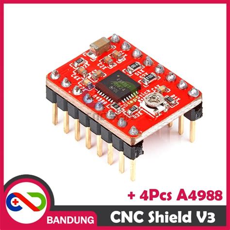เครื่องพิมพ์ 3d Cnc Shield V3 และบอร์ดไดรฟ์เวอร์ A4988 4 ชิ้น Shopee Thailand