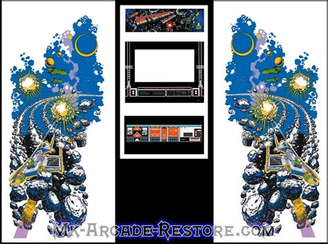 Asteroids Arcade Sprite Sheet