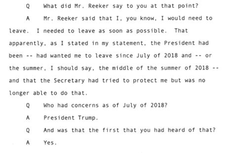 Marie Yovanovitchs Testimony Explained Impeachment Transcript