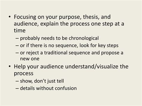 Process Analysis Essay PPTX