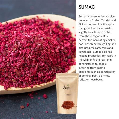 Sumac The Best Quality From Europe 100 Natural Sima Organic Thaipick