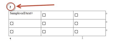 How To Insert Text Above A Table In Ms Word Technical Communication