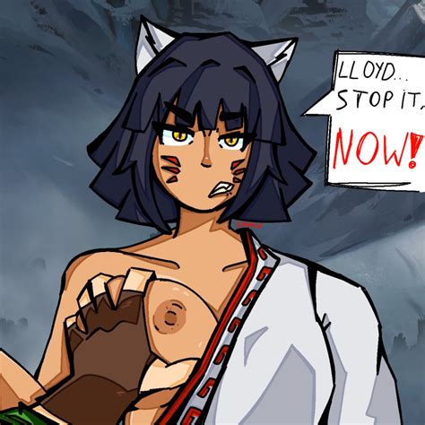 Rule 34 Akita Ninjago Annoyed Big Big Breasts Black Hair Crownz