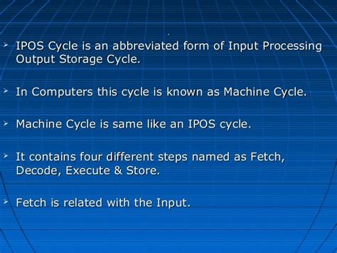 ipos cycle