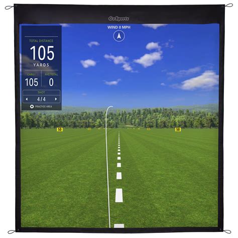 Gosports 7 Ft Golf Simulator Impact Screen Simulator Sold Separately