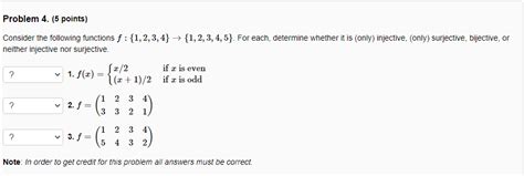 Solved Consider The Following Functions Chegg