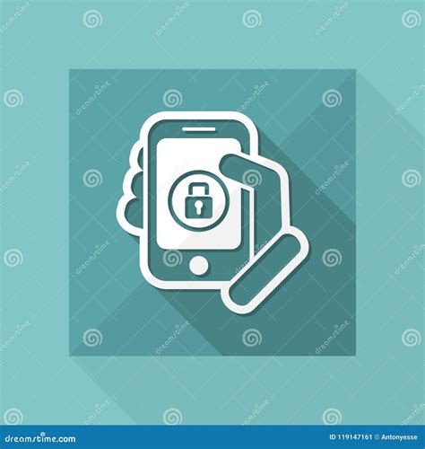 Device Password Stock Vector Illustration Of Computer 119147161