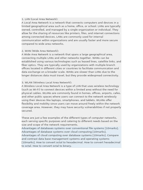 1 Lan Local Ar Pdf Computer Network Databases