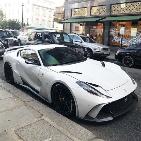 Ferrari 812 Superfast A Stunning White Beauty
