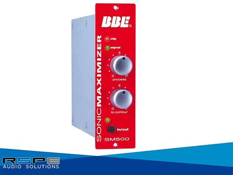 Bbe Sm500 Pro Modular Single Ch Sonic Maximizer Reverb