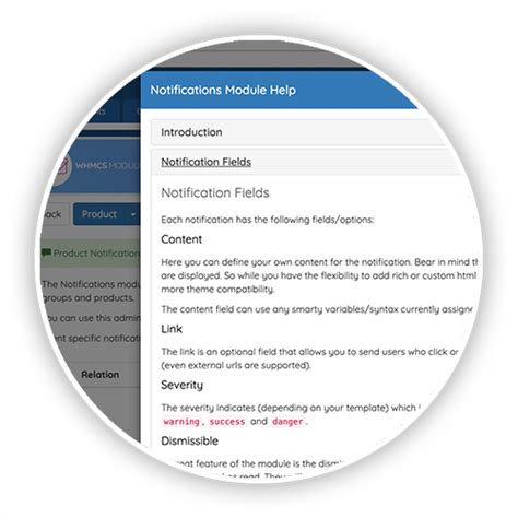 Notifications Whmcs Module Shop