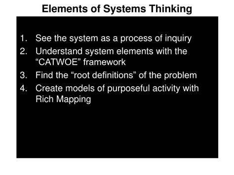 PPT Systems Thinking Rich Mapping And Conceptual Models PowerPoint Presentation ID