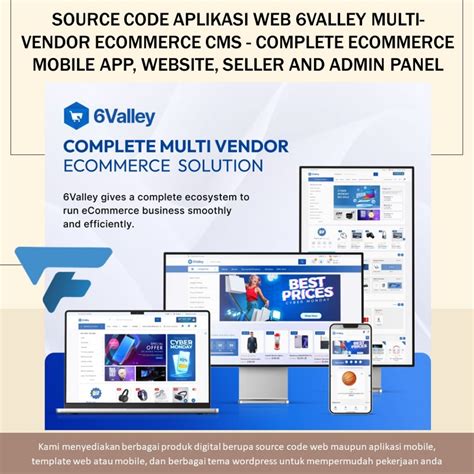 Jual Source Code Aplikasi Web 6valley Multi Vendor Ecommerce Cms