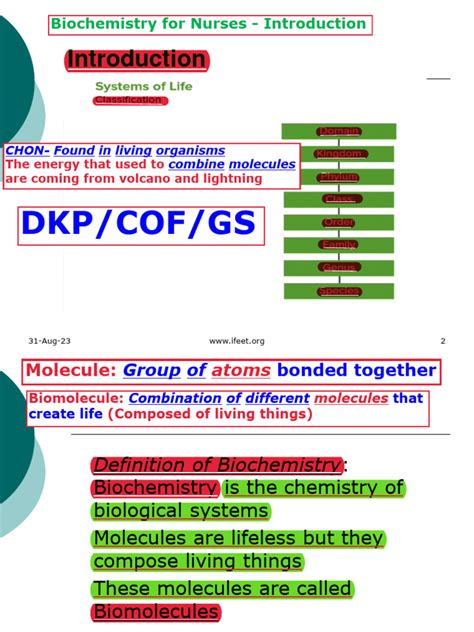 Introduction Of Biochemistry Pdf Biochemistry Chemistry