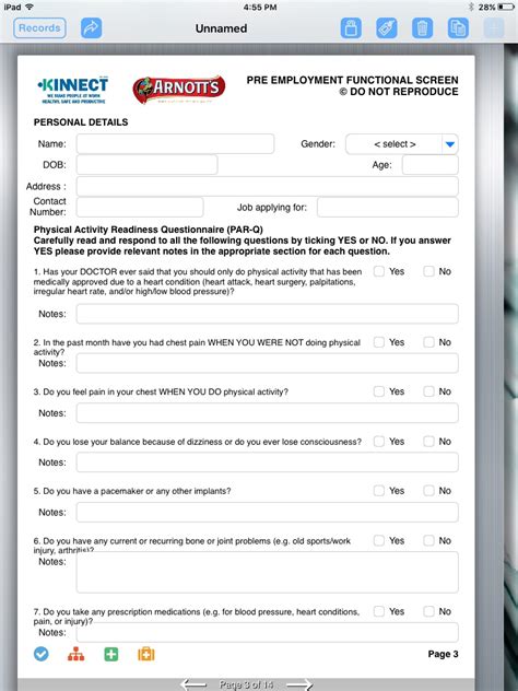 Creating A Digital Form For Pre Employment Screening Form Connections