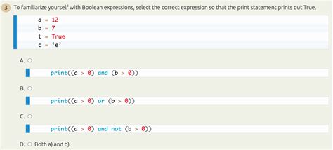 Solved O Familiarize Yourself With Boolean Expressions Chegg
