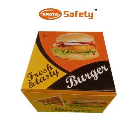 Cardboard Burger Packaging Box At ₹ 390piece In Tiruchirappalli Id
