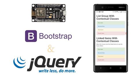 Bootstrap And Jquery On Nodemcu Using Esp8266fs Youtube