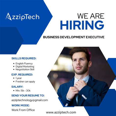 Azziptech On Linkedin Hiring Bde Businessdevelopmentexecutive