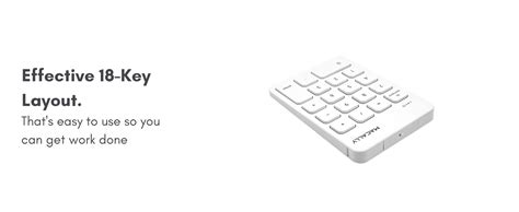 Amazon Macally USB C Wireless Number Pad Numeric Keypad For Mac MacBook IMac Wireless