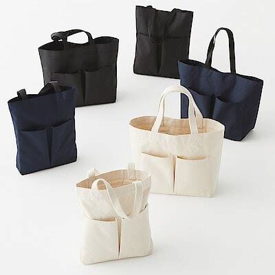 TÚI TOTE DÁNG CAO CHỐNG BÁM NƯỚC CÓ THỂ GẤP GỌN ĐEN MUJI
