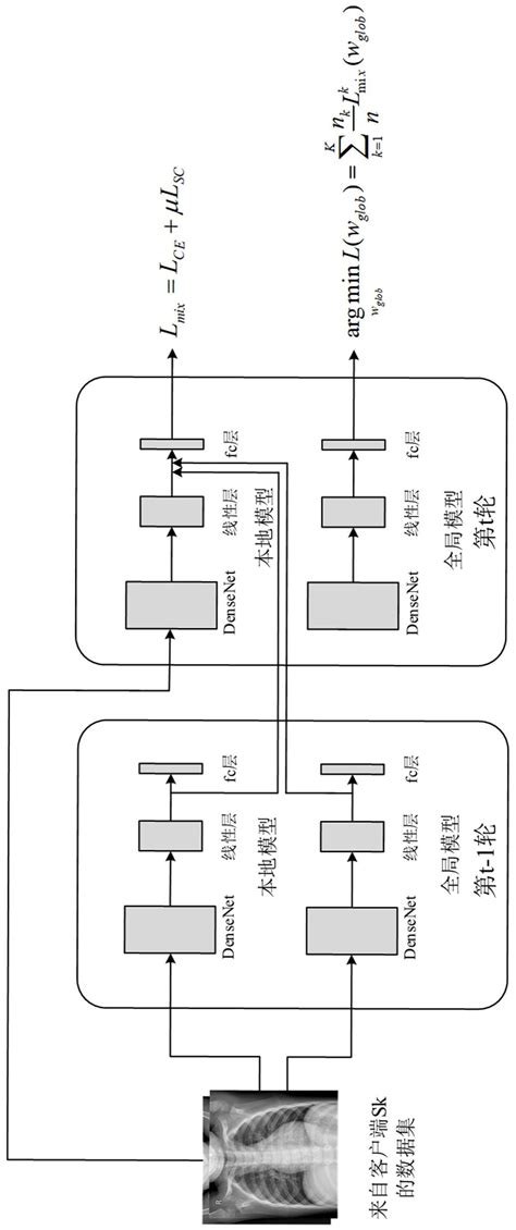 一种基于联邦学习和对比学习的医学图像分类方法