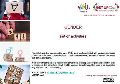 GENDER Set Of Activities