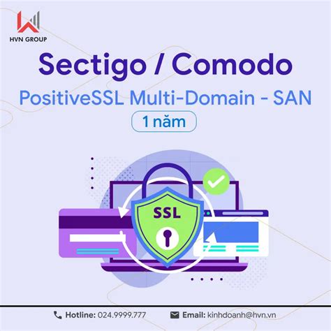 Sectigo Comodo PositiveSSL Multi Domain SAN 1 năm