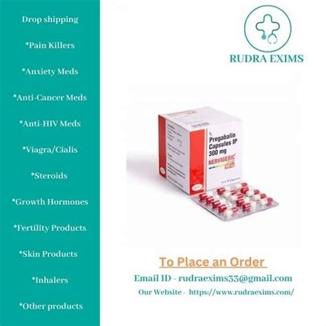 Pregabalin 300mg Nervigesic Capsules 1015 Treatment Nerve Pain At ₹ 2000box In Nagpur