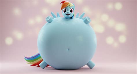 Rainbow Dash Inflated By Marybethemberjoy49 On Deviantart