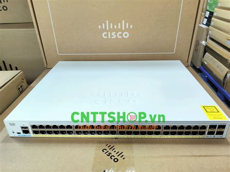 Cisco Business 350 Series CBS350 48FP 4G EU 48X10 100 1000 Ports Full PoE