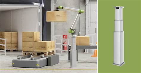 Lifting Column For Cobot Palletisers Linak®