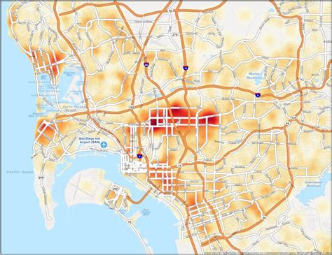 San Diego Crime Map Gis Geography