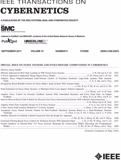 Ieee Transactions On Cybernetics期刊评价 Genspark