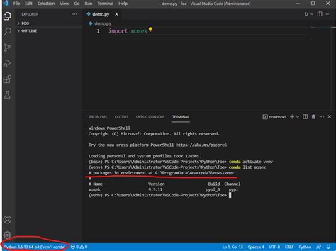 Python How To Install Mosek For Cvxpy Stack Overflow