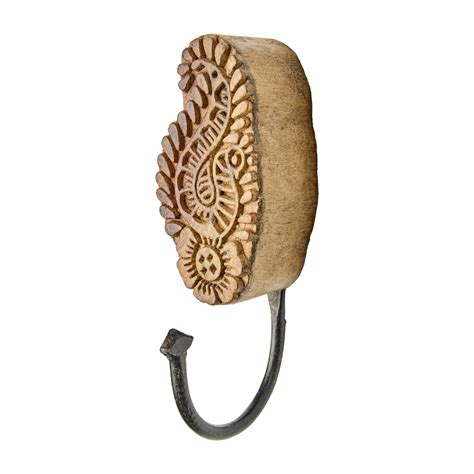 Treasure Veggkrok Rustikk Knagg I Svart Jern