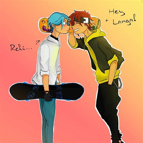 Reki X Langa Renga Skateboard Kiss~ Sk8 The Infinity