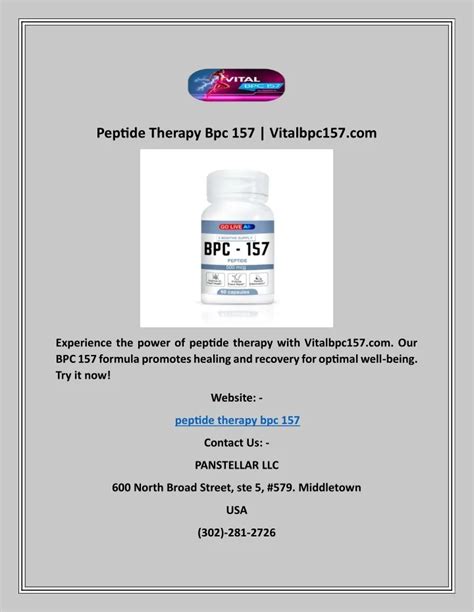 Ppt Peptide Therapy Bpc Vitalbpc Powerpoint Presentation Free Download Id