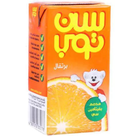 عصير سن توب برتقال 250مل كرتونة24 عبوة