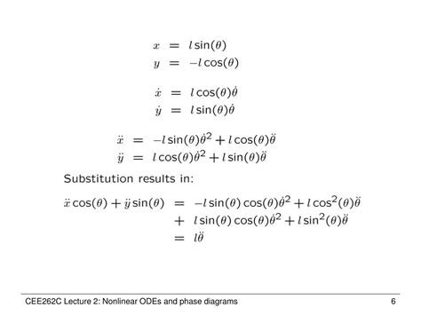 ppt cee262c lecture 2 nonlinear odes and phase diagrams powerpoint
